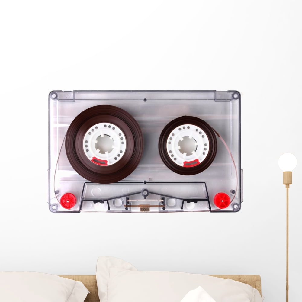 Audio Cassette with Color Wall Mural by Wallmonkeys Peel and Stick ...