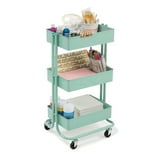 Lexington Mint 3-Tier Metal Rolling Cart by Simply Tidy - Multi ...
