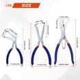 3-Pc Electrical Disconnect Pliers Kit - 8" Straight & 60? Angle ...