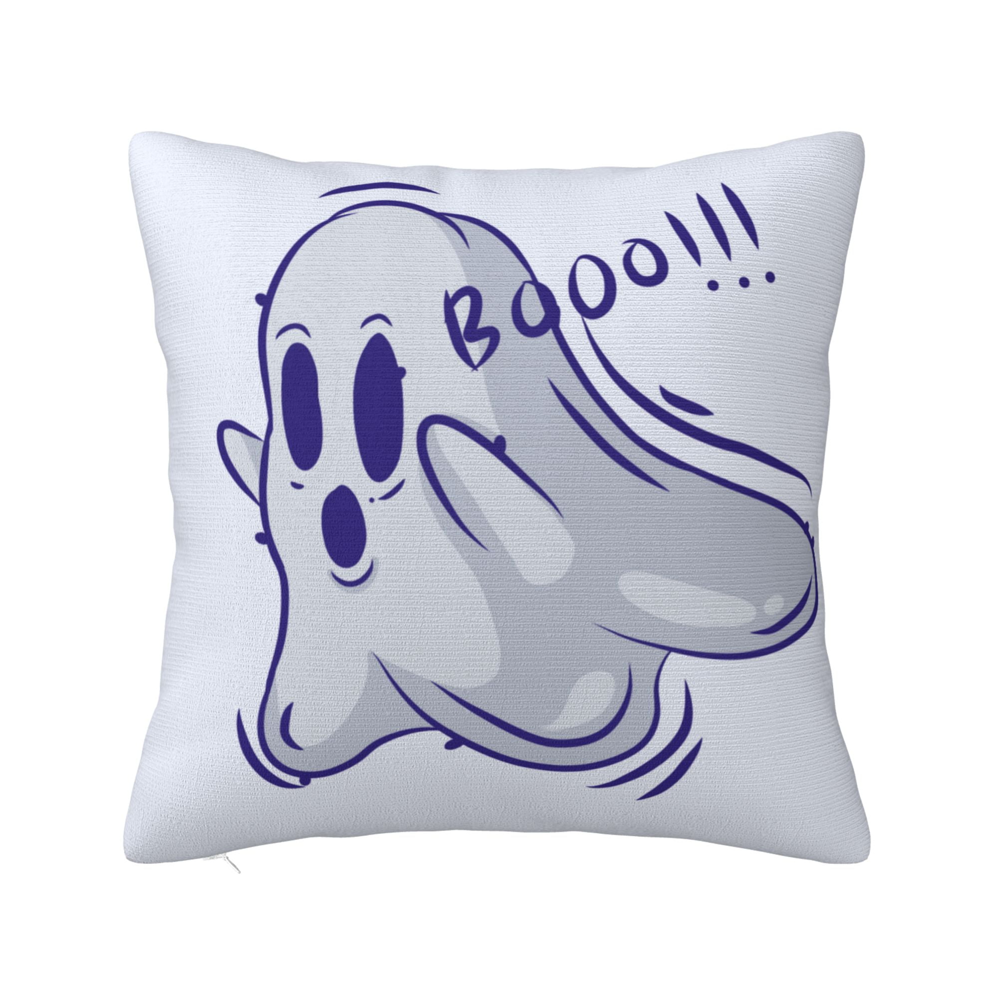 ZICANCN Cartoon Cute Ghost Decorative Throw Pillow Covers, Bed Couch ...