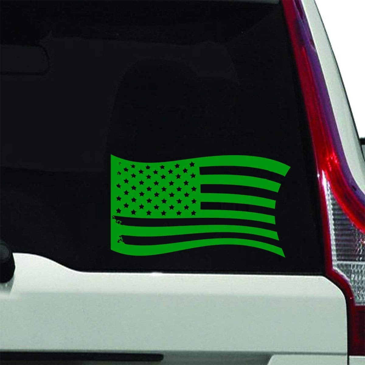 VWAQ Distressed American Flag Vinyl Decal Color Choice US Flag Vinyl ...