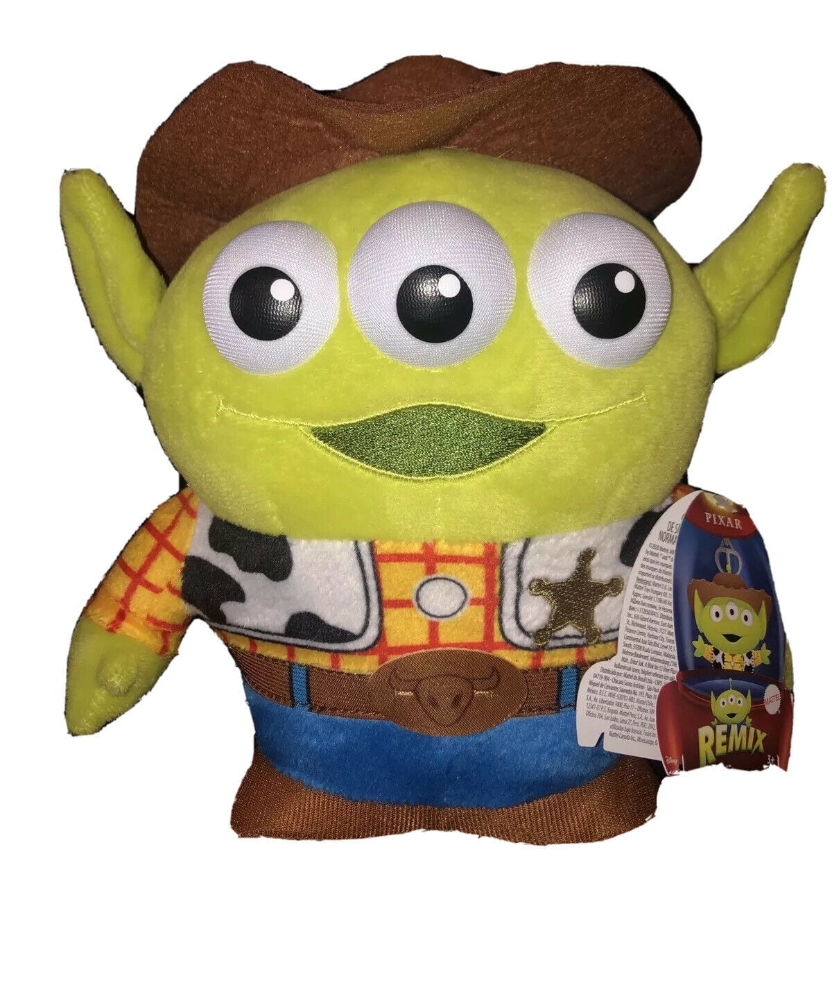 Disney Pixar Woody Alien Remix 8" Plush Figure - Walmart.com