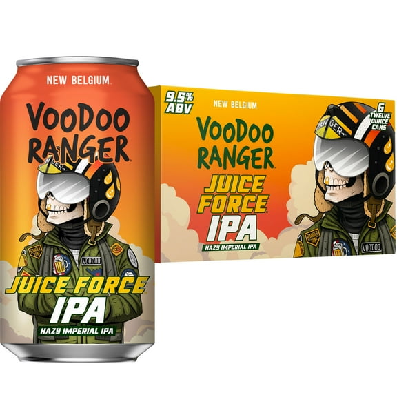 Voodoo Ranger IPA Craft Beer, 6 pack, 12 fl oz Cans, 7% ABV - Walmart.com