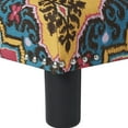Jules Square Accent Footstool Ottoman, Tango Blue - Walmart.com