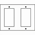SUNLITE 2 Gang Decorative Plate Almond Color E302A - Walmart.com