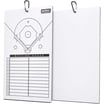Elite Clipboards Dry Erase Baseball Coaches Clipboard | Double-Sided ...