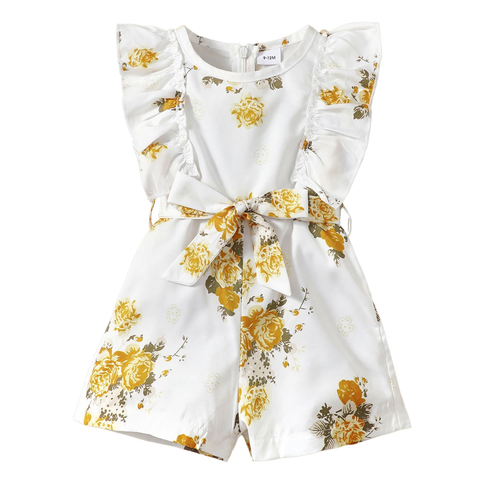 Click here for Gdreda Boys Girls Fly Sleeve Ruffles Floral Prints... prices