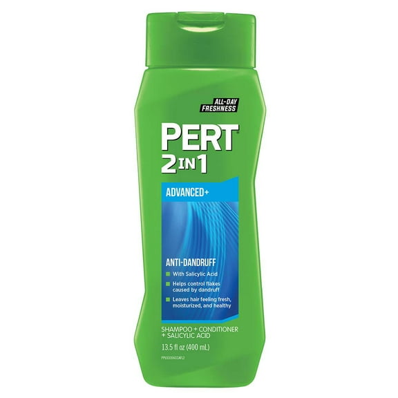 Pert Plus 2 in 1 Anti-Dandruff Shampoo and Conditioner, 25.40 oz, Pack ...