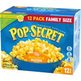 Pop Secret Microwave Popcorn Double Butter 3.2 oz Sharing Bags 12 Count ...