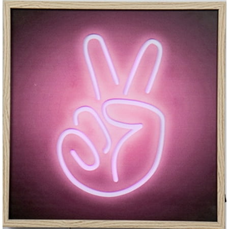 V Peace Sign Led Light Box | Walmart Canada