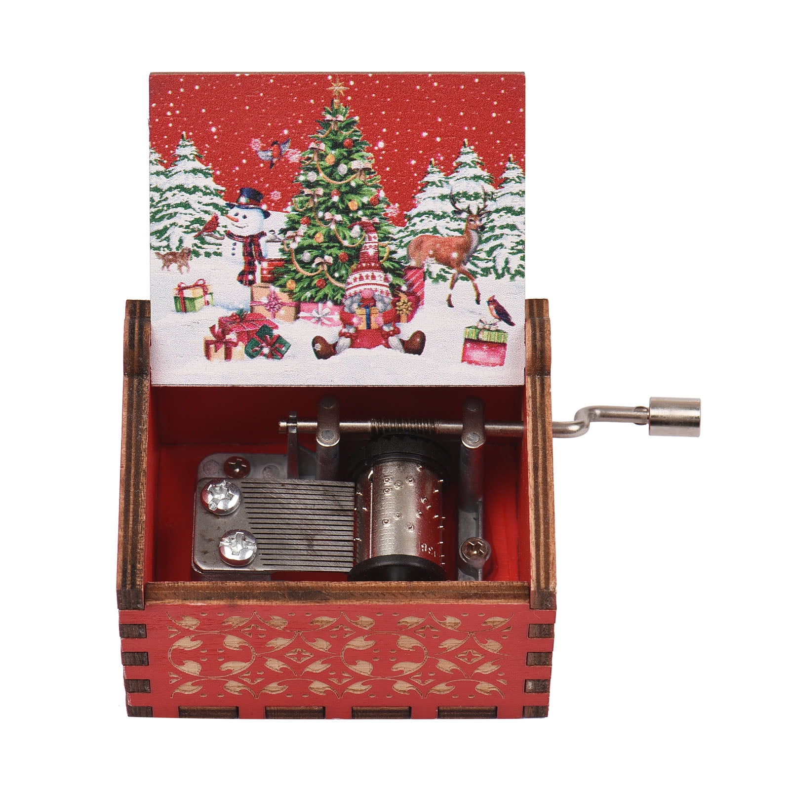 Click here for Tignapoo Vintage Hand-Cranked Wooden Music Box - P... prices