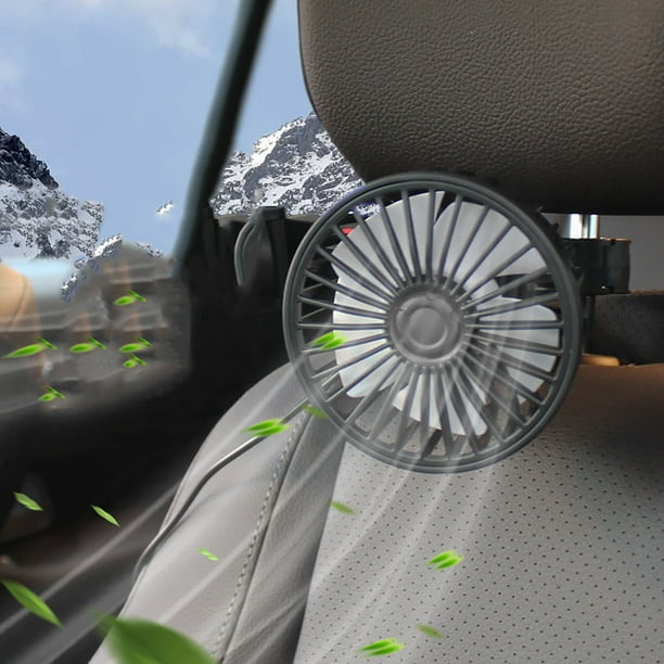 Vehicle Fan For Car Rear Seat Car Multi-functional Rear Clip Electric ...