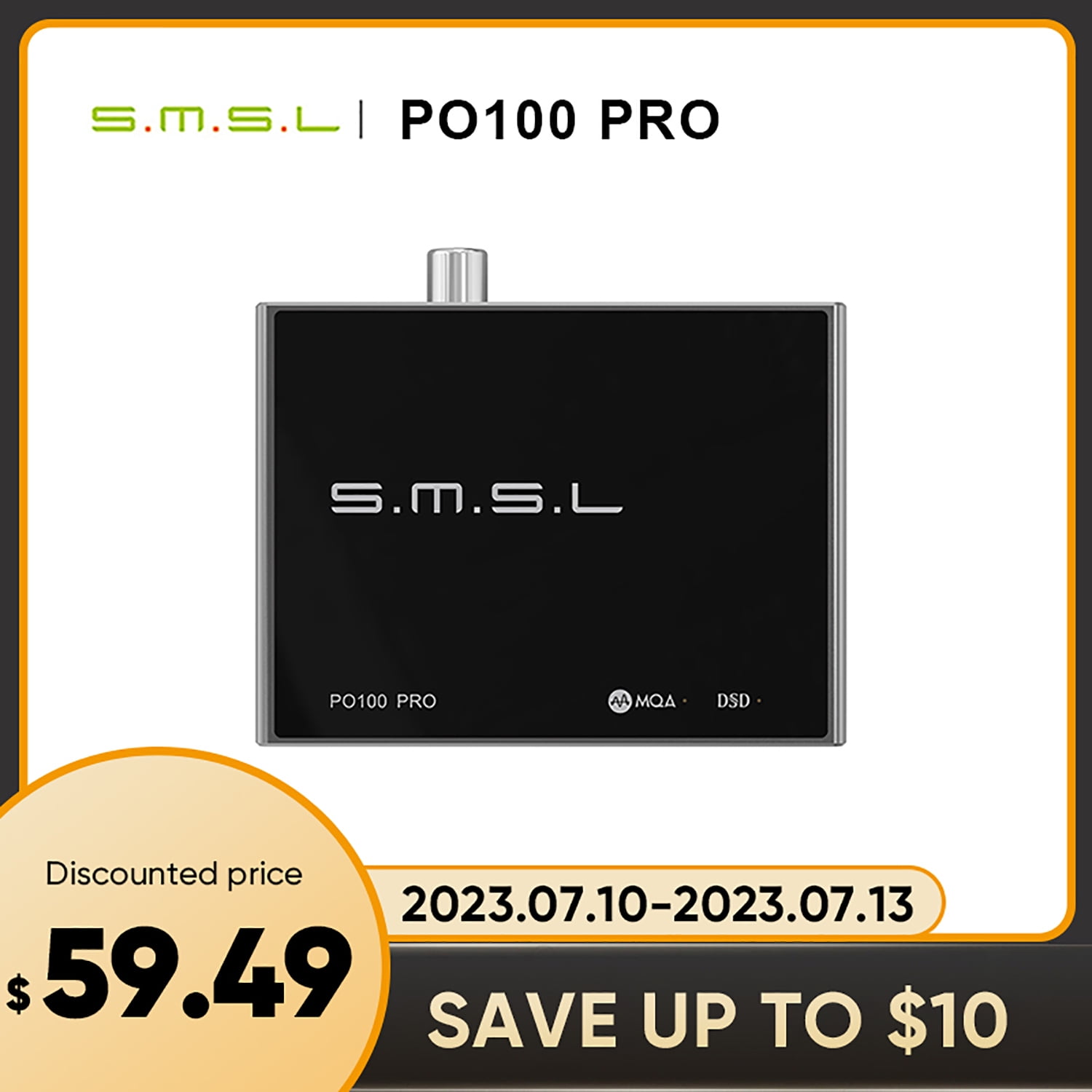SMSL PO100 PRO XMOS XU316 USB Interface MQA Decoding Digital to Analog ...