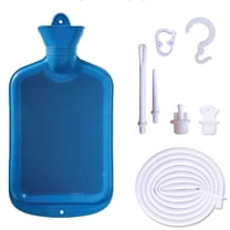 2L Rubber Hot Water Bag, Enema Bag Kit For Colon Detox Cleanse Enemas ...