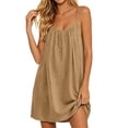 2026 Women's Summer Dress: Casual, Sleeveless, Open-Back, Spaghetti ...