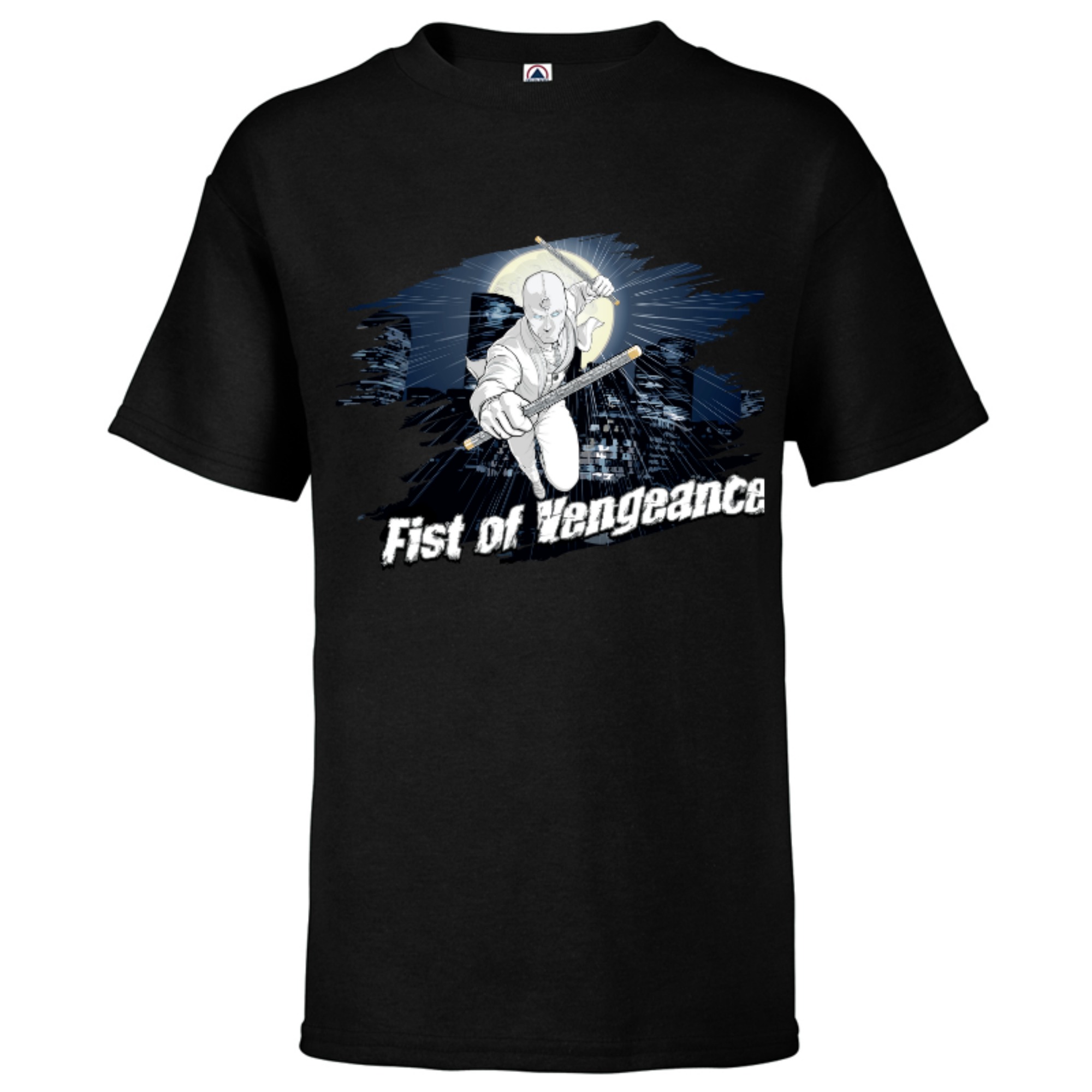 Marvel Moon Knight Mr. Knight Batons Fist of Vengeance - Short Sleeve T ...