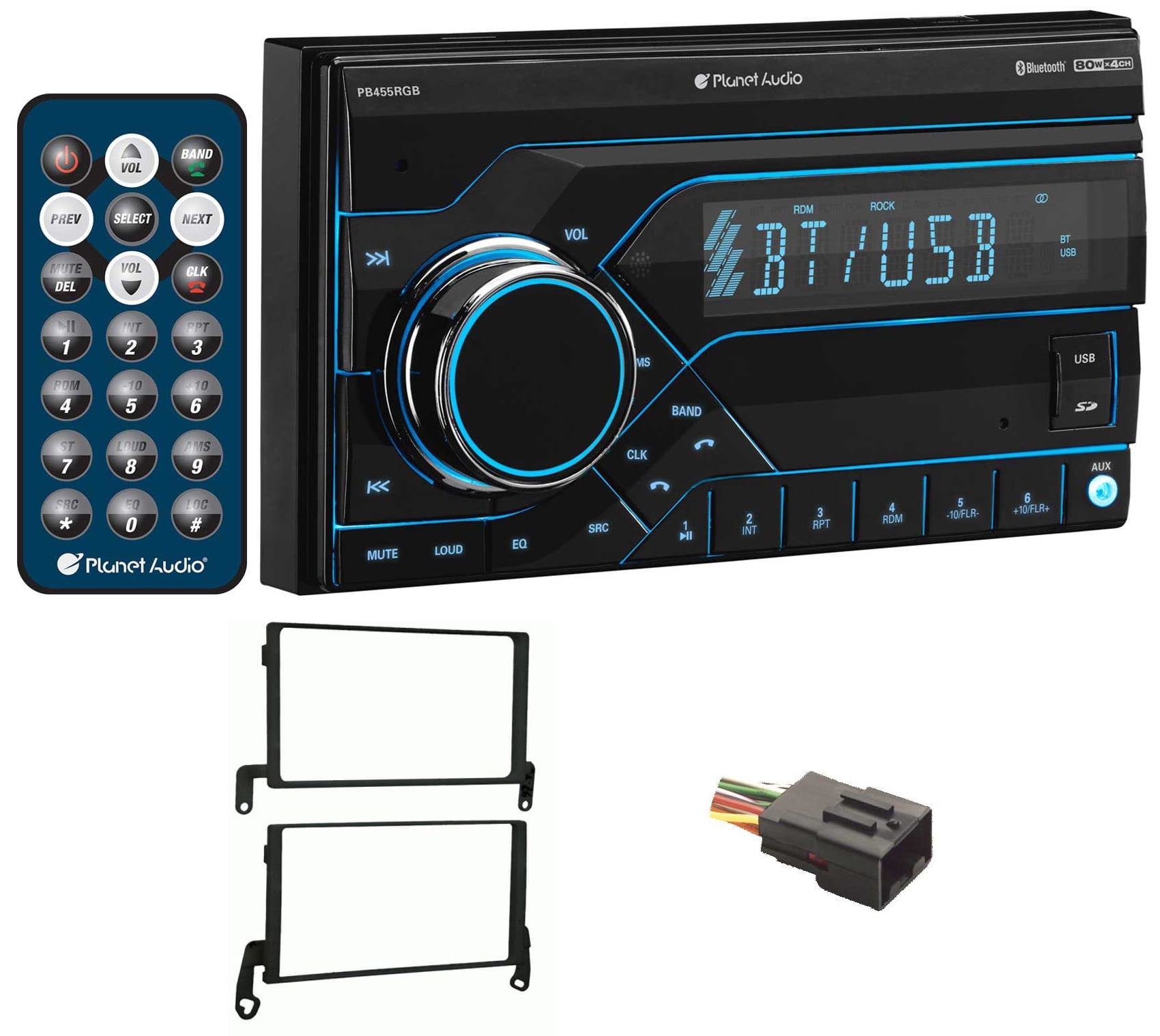 Digital Media Bluetooth Receiver w/USB/AUX+Remote Stereo For 1999-03 ...