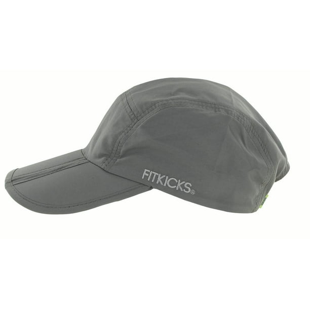 FitKicks Folding Cap - Gray - Walmart.com