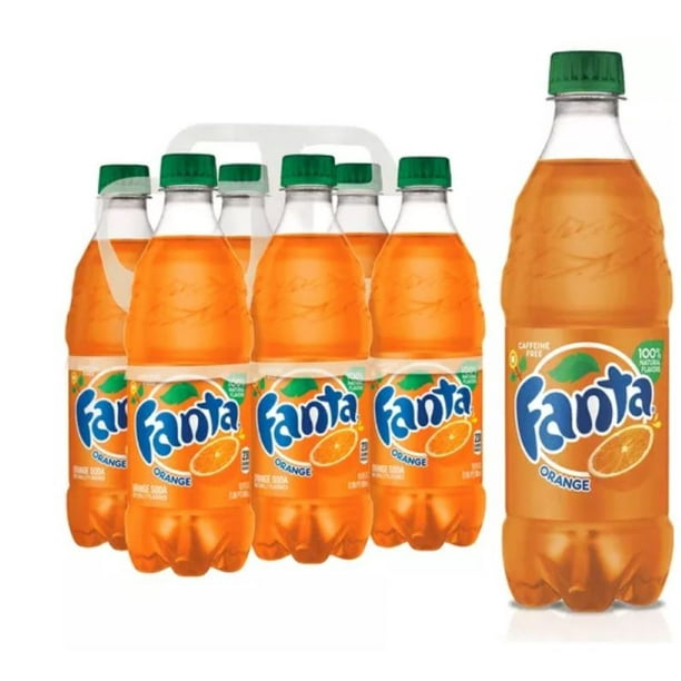 Fanta Orange Soda Fruit Flavored Soft Drink, 16.9 Fl Oz Bottles, Quantity of 12 - Walmart.com