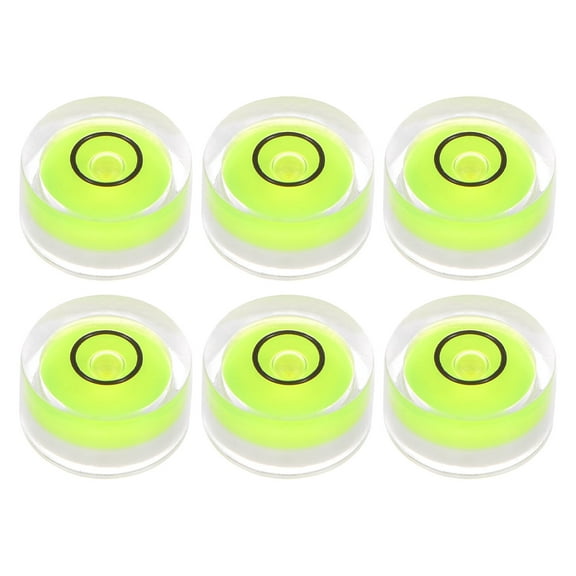 3 Packs Round Bubble Level 15x8mm Mini Circular Bullseye Spirit Levels ...