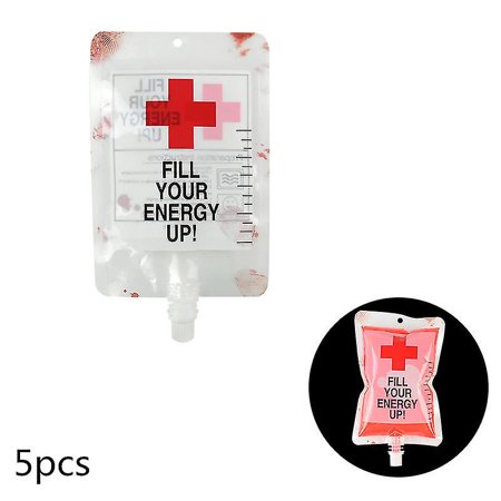 Halloween Blood Bag 400ml Pvc Food Grade Drink Bag For Haloween Party ...