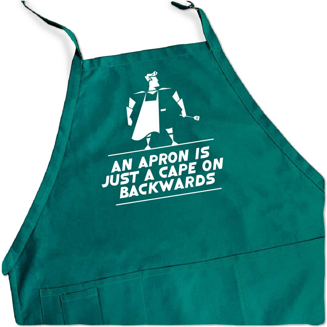 ApronMen, BBQ Apron For Men - An Apron Is Just A Cape - Funny Cooking ...