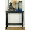 DecMode Black Traditional Wood Console Table, 31"W x 32"H - Walmart.com