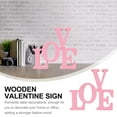 Love Logo Valentine Day Decorations Dinner Wood Sign Emblems Table ...
