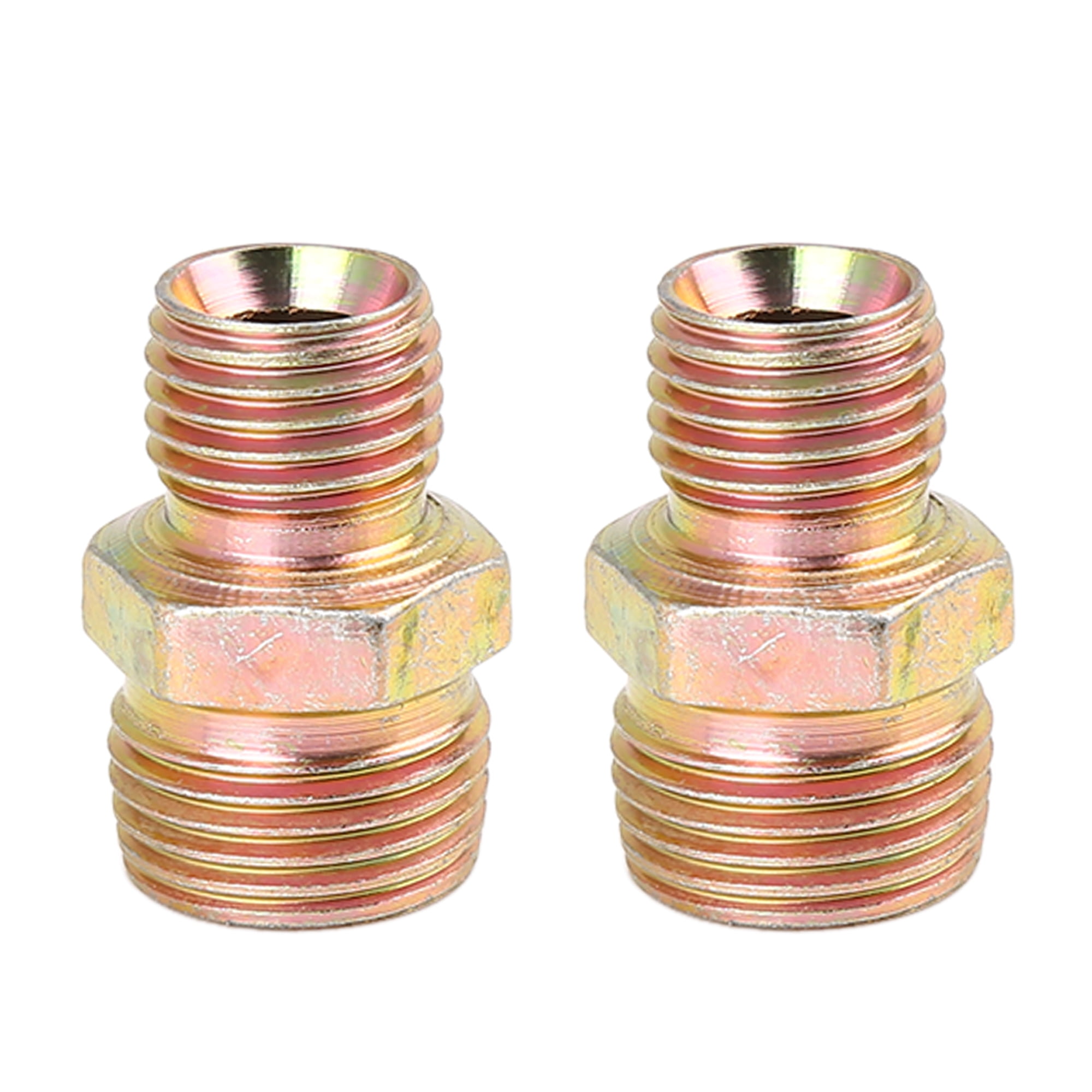 2pcs M14 x 1.5mm to M18 x 1.5mm Straight Air Pipe Fitting Connector ...