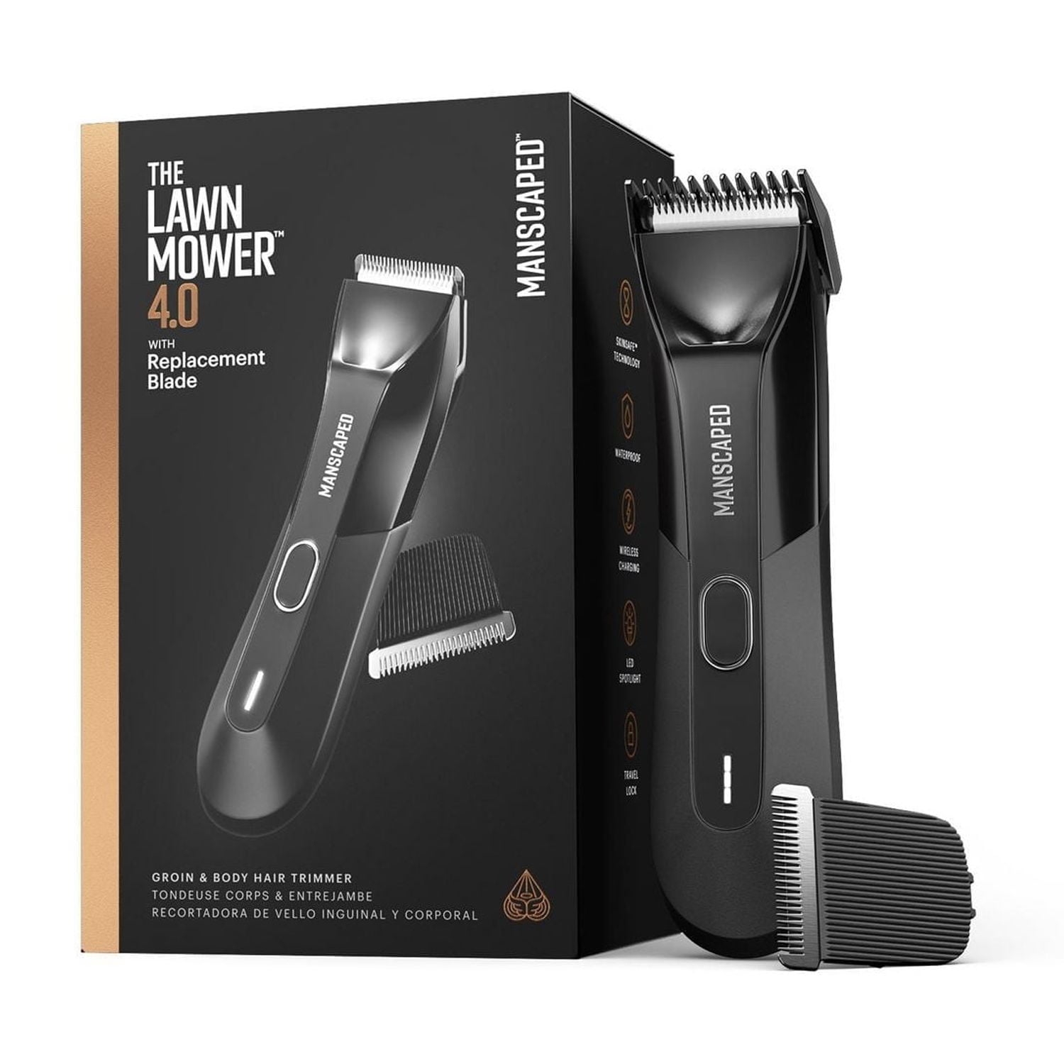 MANSCAPED® The Lawn Mower® 4.0 Men's Groin & Body Hair Trimmer with ...