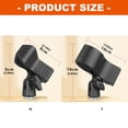 Adjustable Microphone Clip Holder Mount Clamp 3/8inch/5/8inch/1/4inch ...