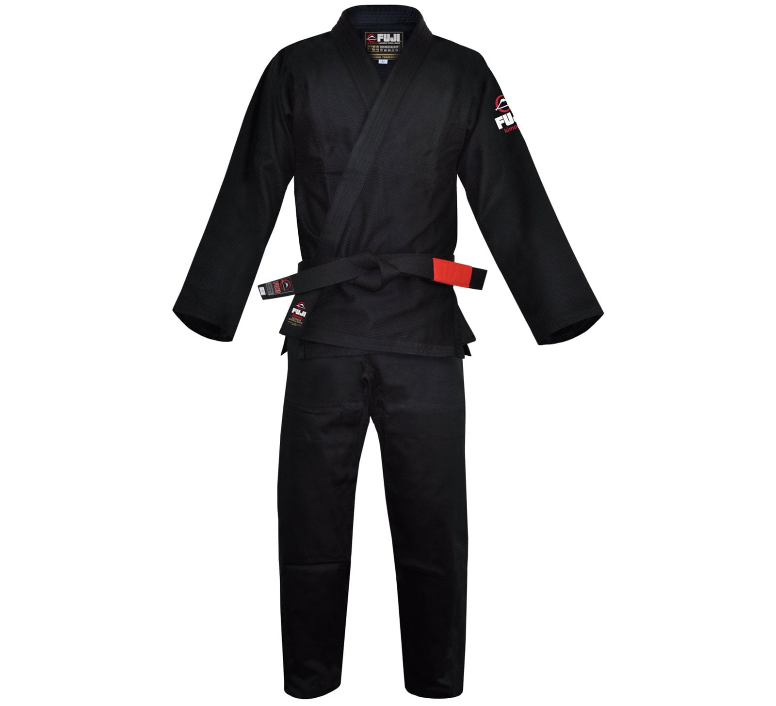 Fuji All Around Brazilian Jiu Jitsu BJJ Gi - Black (A5) - Walmart.com