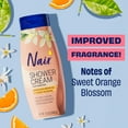 Nair Shower Cream Hair Remover, Moroccan Argan Oil & Orange Blossom ...
