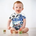 BLUE LOC-,K Newborn Baby Romper Clothing Infant Short Sleeve Clothes ...