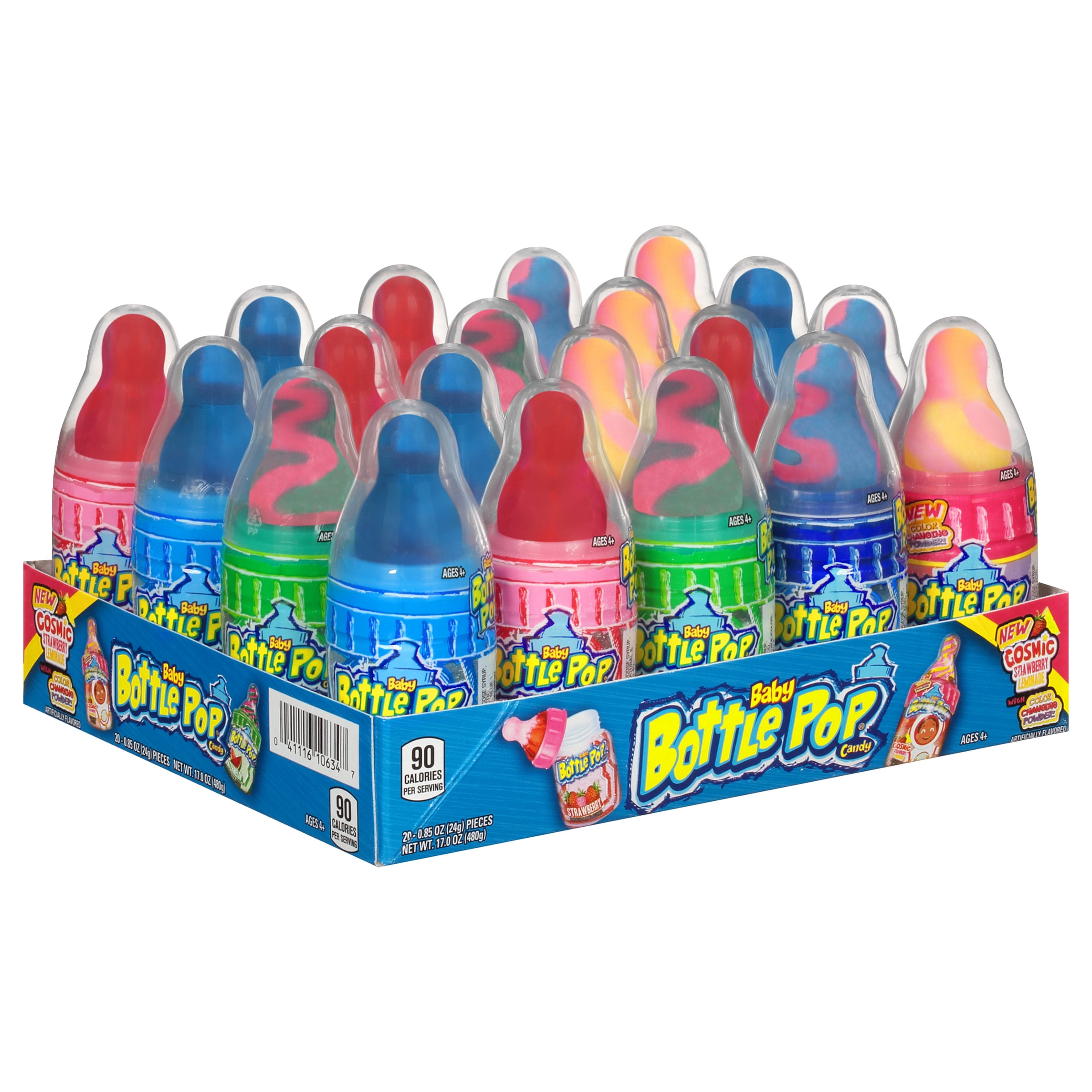 Baby Bottle Pop Original, Assorted Flavors Lollipops with Powdered ...