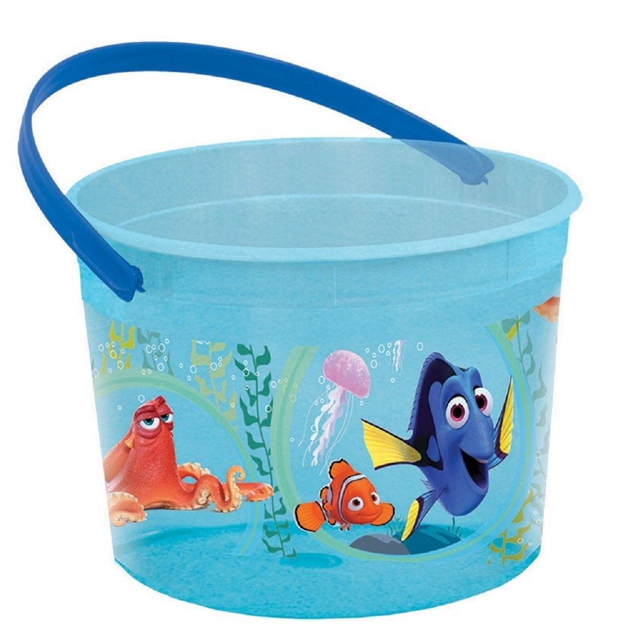 Tin Box Company Finding Dory Large Clear Storage Plastic Blue Bucket ...