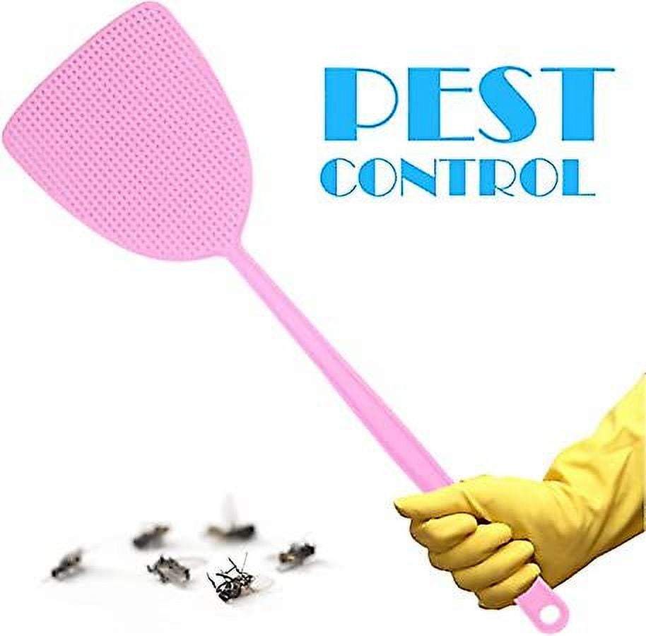 Matamoscas rosa, 1 paquete de matamoscas de plástico, antiinsectos ...