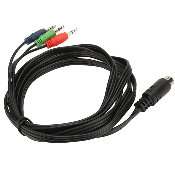 DIN Sound Cord, Clear Signal Plug And Play Mini DIN 9 Pin To 3.5mm ...