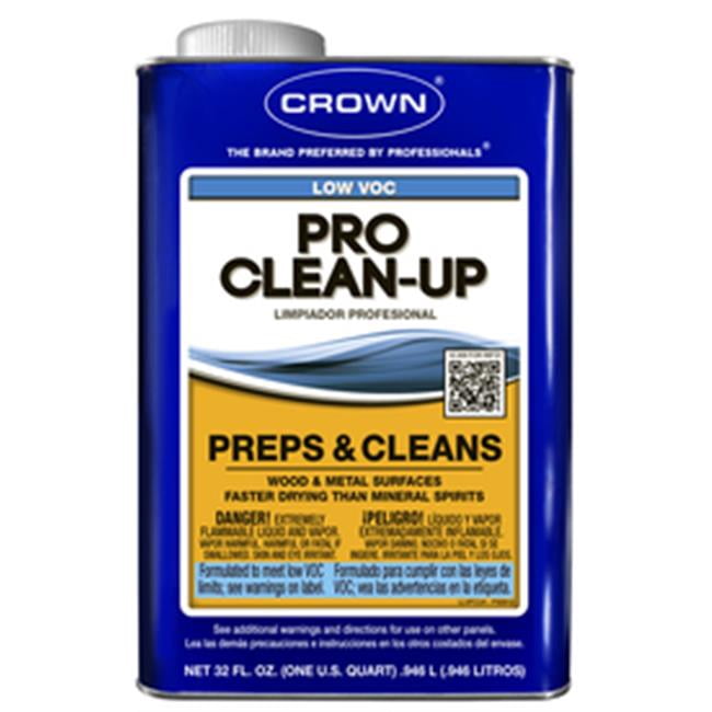 Crown CL.LVPRCU.M.64 Pro Clean-Up Low Voc - 1 Quart - Walmart.com