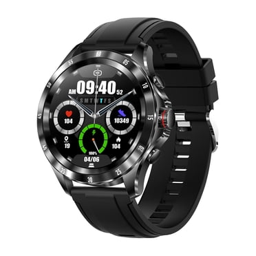iTech Fusion 2 Unisex Pink Smart Watch with Wireless Headphone 900350B ...