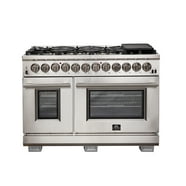 ZLINE 48 in. Autograph Edition Dual Fuel Range in Black Stainless Steel ...