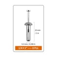1/4" x 1"Hammer Drive Nail-in Anchors 50 Pack – Cement Wall Anchors for ...