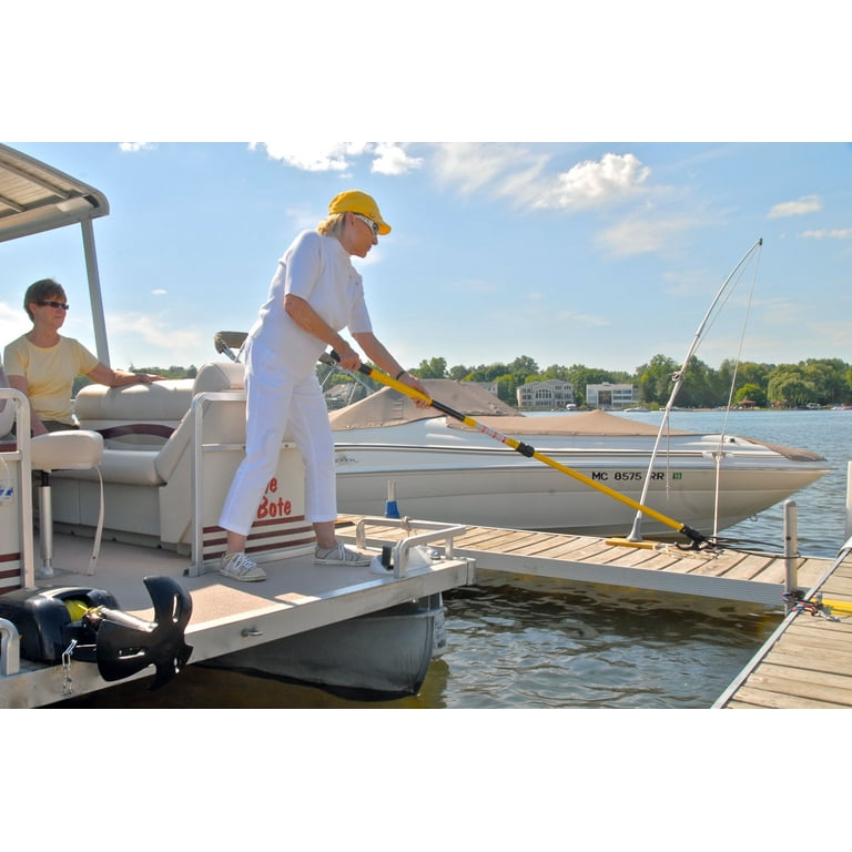 Telescoping Aluminum Boat Hook Floating Dock Pole Lineslife Telescoping ...