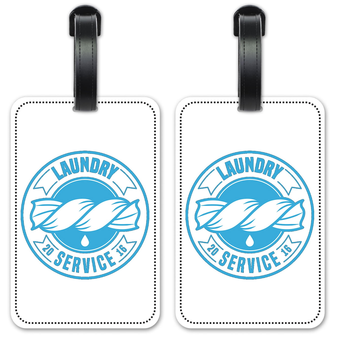 Laundry Sign - Luggage ID Tags / Suitcase Identification Cards - Set of ...