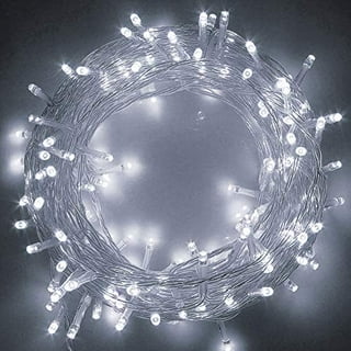 Outdoor String Lights Snowflake String Lights Indoor/Outdoor White ...