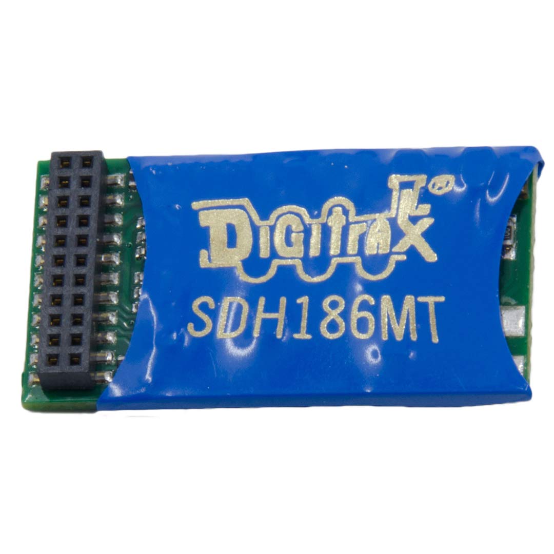Digitrax SDH186MT Premium 8-Bit SoundFX Mobile Decoder w/ 21MTC ...