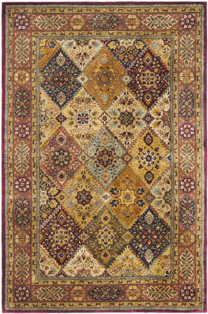 Red & Rust Diamond Pattern Rug (2 ft. x 3 ft.) - Walmart.com