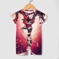 Comedy Hazbin Hotel Baby One-Piece Rompers Summer Short Sleeve Outfit ...