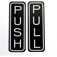 All Quality Classic Vertical Push Pull Door Sign (Black) - Medium ... All Quality Classic Vertical Push Pull Door Sign (Black) - Medium ...