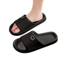 Bear Pattern Slide Slippers Non- Adorable Cartoon Bear Shower Shoes ...